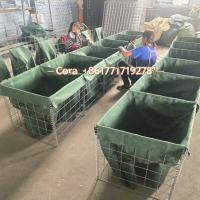 China Durable Defensive Barrier Portable Collapsible Protective Wall Baskets For Military for sale