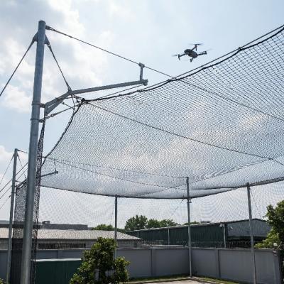 China Flame retardant Stop Drones Overhead Netting Made Of High Tensile Nylon Mesh for sale