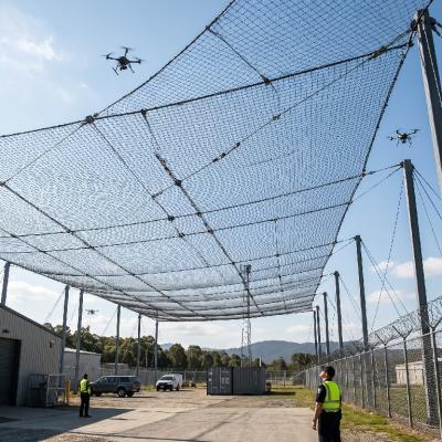 China Overhead Netting System | Custom Nylon Mesh to Keep Drones Out for sale