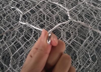 China Hexagonal Wire Cage Stone Retaining Walls , Stone Filled Metal Box Cages for sale