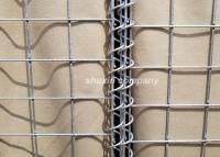 China MIL 4 Defense Hesco Bastion Collapsible Metal Security Barrier 3'' X 3'' Mesh Hole for sale