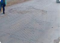 China Double Twisted Type Stone Filled Gabion Basket Hot Dipped Galvanized for sale