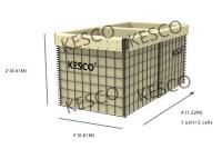 China Defensive Hesco Bastion Barrier MIL 2 Expeditionary Barrier System for sale