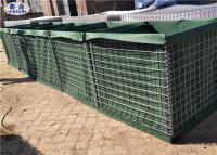 China Geotextile Lined Military Hesco Barriers For Blast Mitigation And Ballistics Protection for sale