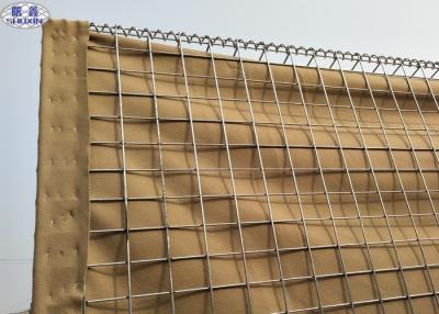 China Welded Wire Mesh Military Hesco Defensive Barriers With Geotextile Cloth for sale