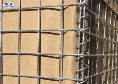 China Sand Defence Wall Military Hesco Barriers , Galvanized Welded Wire Mesh Box for sale