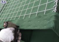 China Galvanized Steel Sand Soil Military Hesco Barriers , Mesh 3