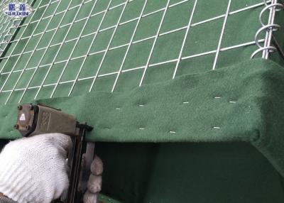 China Galvanized Steel Sand Soil Military Hesco Barriers , Mesh 3
