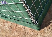 China Galfan Coated Geotextile Linded Welded Hesco Defensive Barriers Military Green for sale