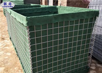 China Collapsable Military Hesco Barriers HDP Galvanized Welded Geotextile Lined for sale