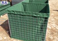 China Collapsable Military Hesco Barriers HDP Galvanized Welded Geotextile Lined for sale