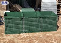 China Green HDP Galvanized Military Hesco Barriers for Temporary Fortifications for sale