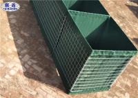 China Green HDP Galvanized Military Hesco Barriers for Temporary Fortifications for sale