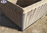 China Durable Geotextile Lined Welded HESCO Sand Filled Barriers for Perimeter Wall for sale