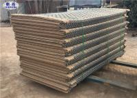China HDP Galvanized HESCO Barrier with Military Grenn color used for Flood retaining Wall for sale