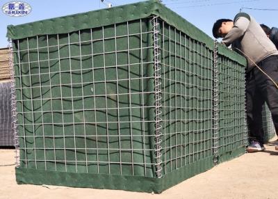 China Galvanzied Sand Filled Barriers Hesco Bastion Defense Barriers Wall for sale
