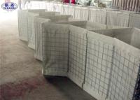 China Hesco Defensive Welded Gabion Box Barrier 1x1x1M With Geotextile Cloth for sale