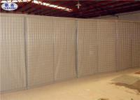China Galfan Coated Sand Filled Barriers , Welded Military Hesco Barriers Gabion for sale
