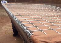 China Wire Mesh Hesco Bastion Barrier System Green Geotextile For Force Protection for sale
