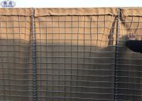 China Army Sand Filled Barriers Welded Wire Mesh Box 75mm x 75mm 76.2 x 76.2mm for sale