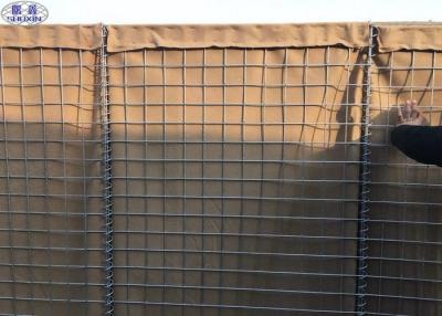 China Army Sand Filled Barriers Welded Wire Mesh Box 75mm x 75mm 76.2 x 76.2mm for sale