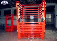 China Truck Tyre Storage Rack Pallet Heavy Duty Metal Steel Fixed / Removable for sale