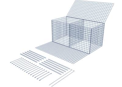 China 200x100x30 Welded Mesh Gabions Garden Fence Welded Gabions Easy To Install for sale