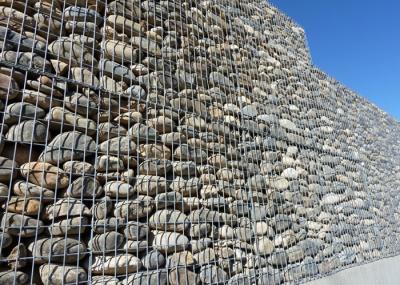 China 1x1x0.5m 2x1x1m Welded Mesh Gabion Box , Hot Dip Galvanized Gabion Retaining Wall for sale
