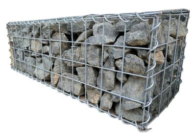 China 3mm Heavy Duty Galfan Cage Welded Mesh Gabions For Rock Retaining Wall for sale