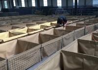 China 3x 3 Welded Mesh Square Hole Military Hesco Barriers for sale