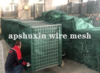 China Galvanized Welded Mesh Gabion Military Barrier for sale