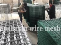 China Galvanized Welded Mesh Gabion Military Barrier for sale