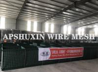 China Military Sand Wall Hesco Barrier Gabion Stone Basket 1 Meter High for sale