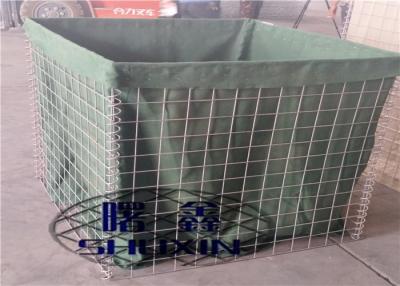 China uv resistant heavy rain storm protection Sand Filled Barriers hesco bastion for flood control for sale