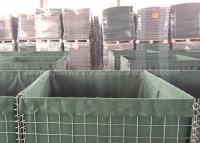 China Defensive 1mx1mx1m Safety Hesco Barrier Sand  Wall for sale