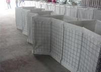 China Heigh 2' Sand Filled Hesco 2x1x1  Height Defensive Barrier With Geotextile Filter Fabric for sale