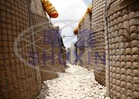 China Portable Weld Square Military Barrier 3x3 Inch 7.62x7.62cm for sale