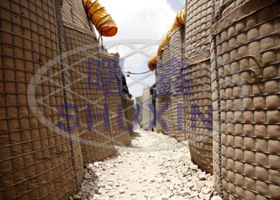 China Portable Weld Square Military Barrier 3x3 Inch 7.62x7.62cm for sale