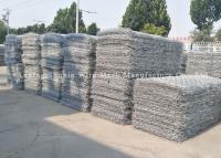 China 2x1x1m Filled Stone Hot Galvanized Iron Heavy Duty Gabion Baskets for sale