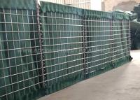 China Bastion Sand Wall Steel Flood HDG Military Barrier With Geotextile for sale