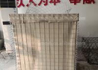 China Hot Dipped Galvanized Welded Box Defensive Barrier For Flood Prevention for sale