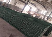 China 4MM Green Geotextile Hesco Containers For Force Protection for sale