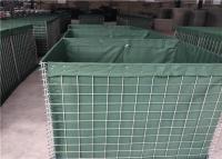 China Square Hole 76.2 X 76.2mm Defense Hesco Blast Walls for sale