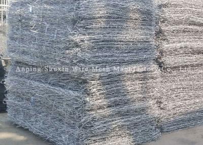 China Rust Resistance Galvanized / Pvc Pipe 2.0mm Gabion Wall Cages for sale