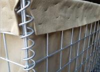 China Galvanized Steel Wire Hesco Fence Bastion Military Barrier 300gsm Geotextile for sale