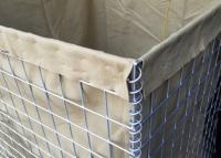 China 2.21m Height Mil 10 Heavy Zinc Hesco Flood Barriers 76.2x76.2mm for sale