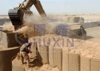 China Mil 1 Folding Defensive Barrier Galvanized Security Wall Flood Defensive Barrier Explosion Retaining Wall Welded Bastion for sale