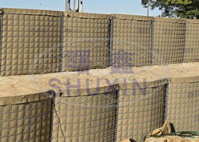 China Deep Welding Galvanized Hesco Bastion Barrier Mil5 Perimeter Security Wall Shooting Range for sale