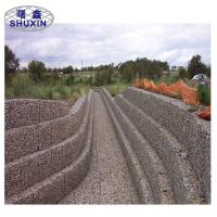 China Heavy Duty 10x12cm Pvc Coated Gabion Baskets Hexagonal Wire Mesh For Retaining for sale