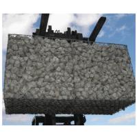 China Anti Rust Woven Gabion Baskets 1mx1mx1m Stone Filled Rock Protection for sale